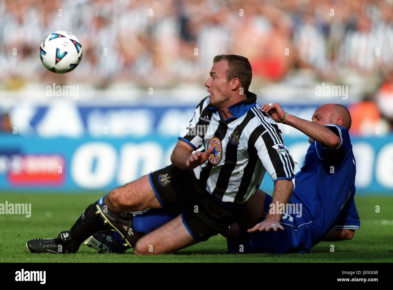 ALAN SHEARER & FRANK LEBOEUF CHELSEA V NEWCASTLE 09 April 2000 Stock ...