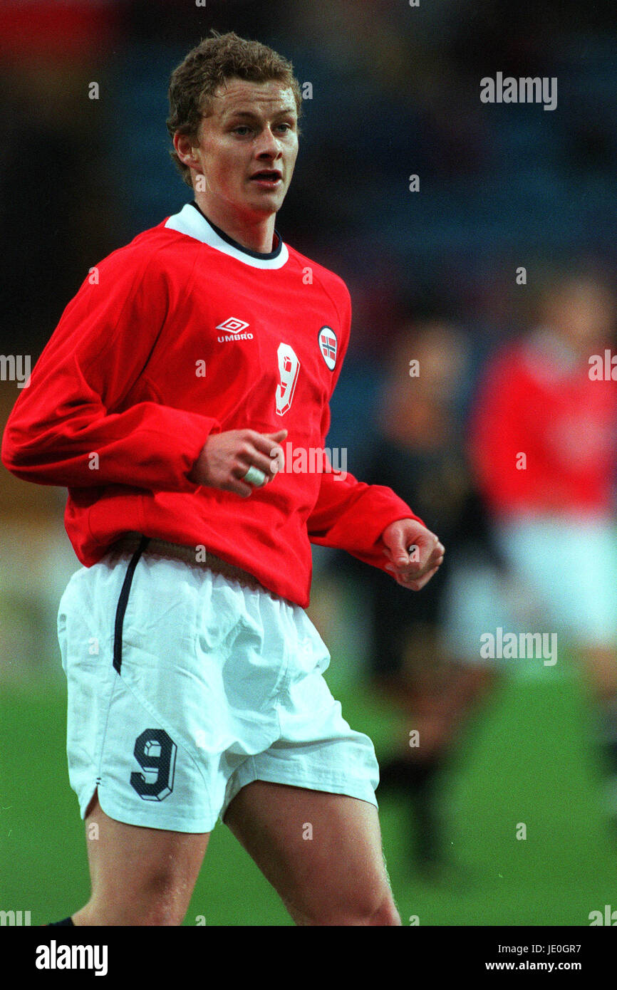 OLE GUNNAR SOLSKJAER NORWAY & MANCHESTER UNITED FC 26 April 2000 Stock ...
