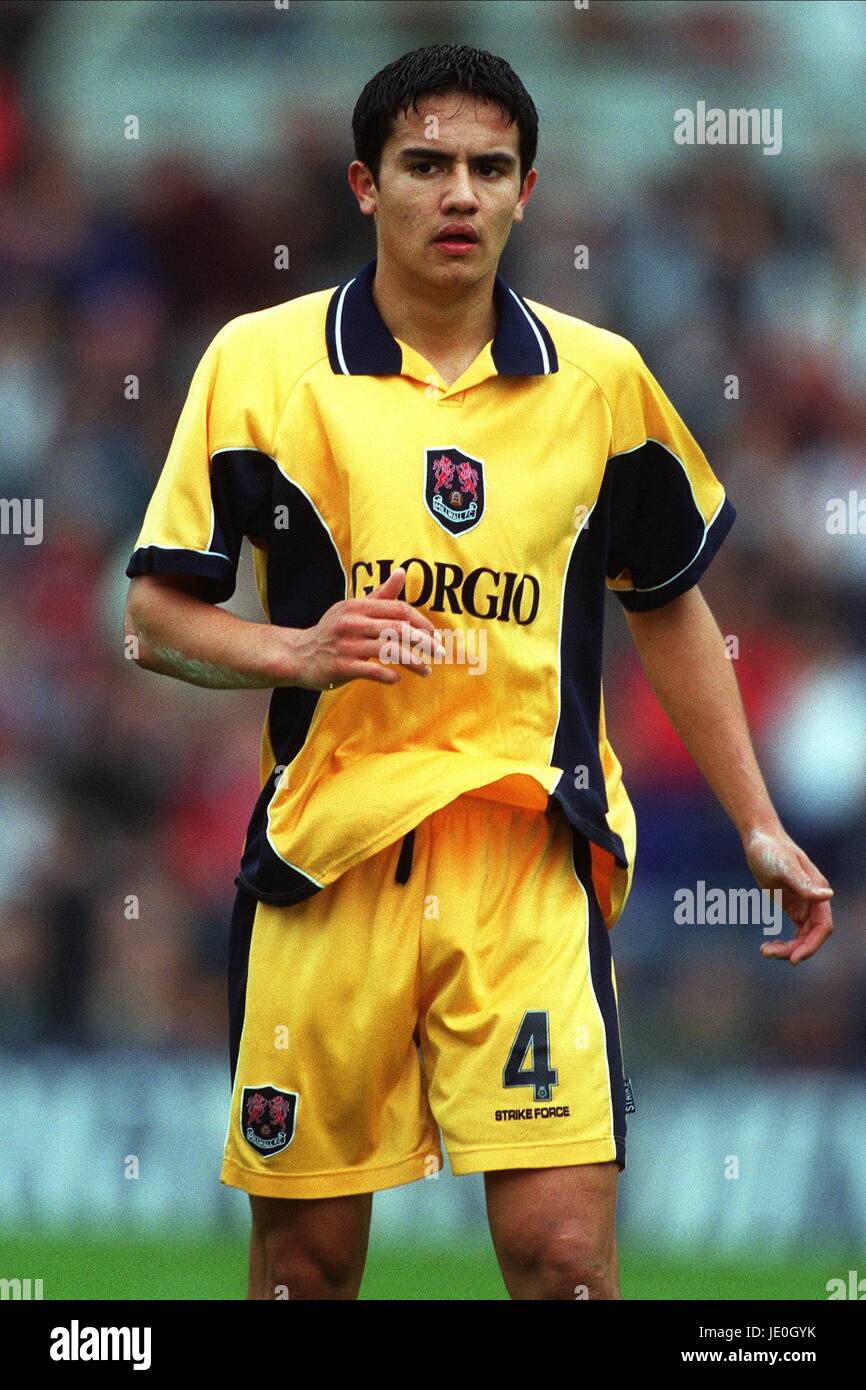 TIM CAHILL MILLWALL FC 29 April 2000 Stock Photo - Alamy