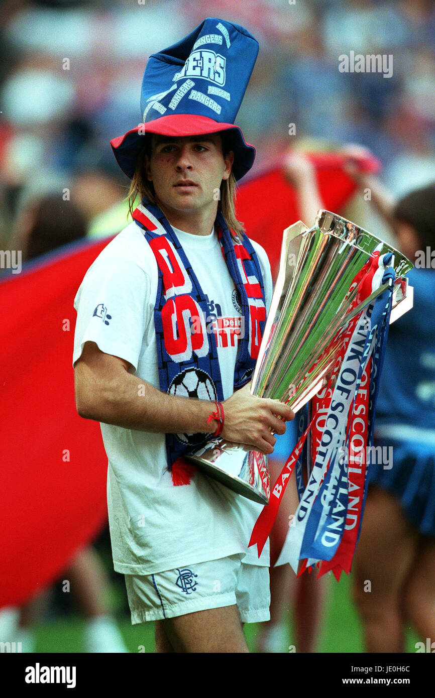 SEBASTIAN ROZENTAL GLASGOW RANGERS LEAGUE CHAMPS 30 April 2000 Stock ...