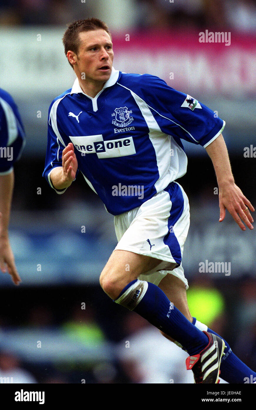 NICK BARMBY EVERTON FC 14 May 2000 Stock Photo - Alamy