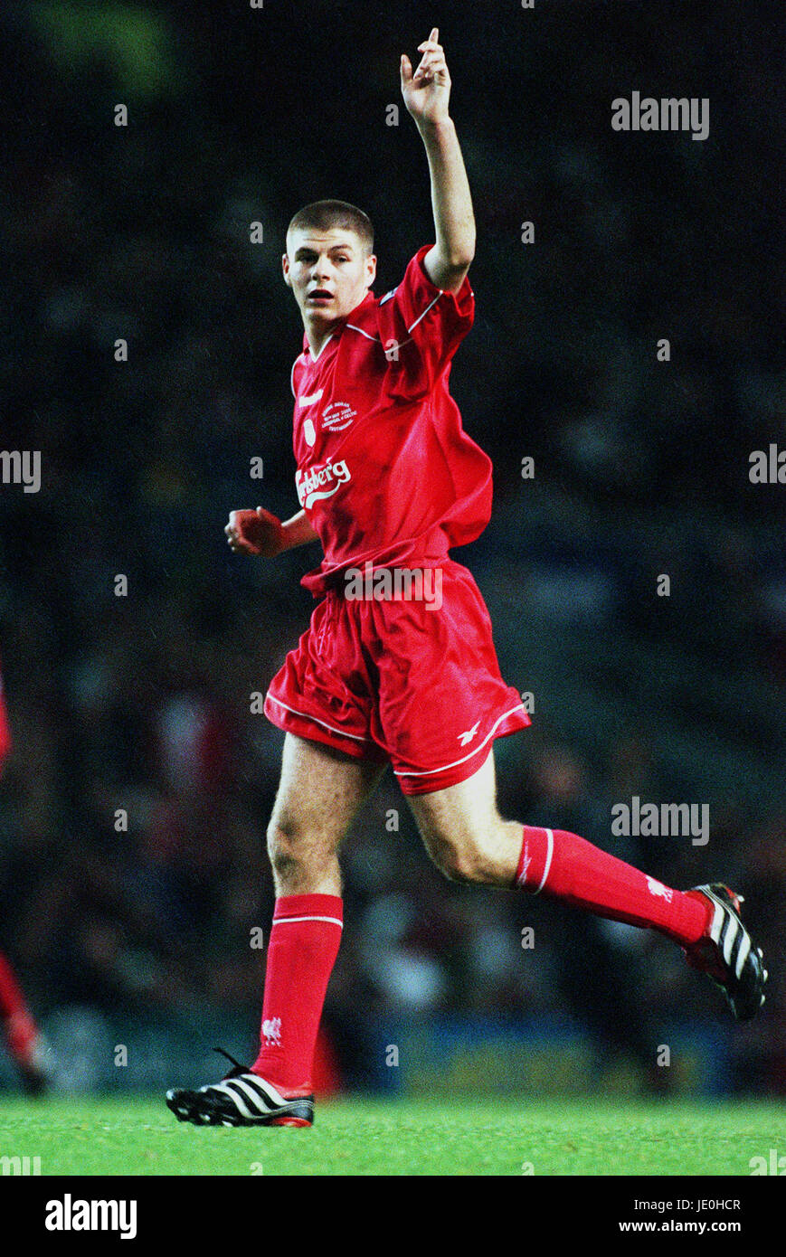 STEVEN GERRARD, LIVERPOOL FC, , 2000 Stock Photo - Alamy