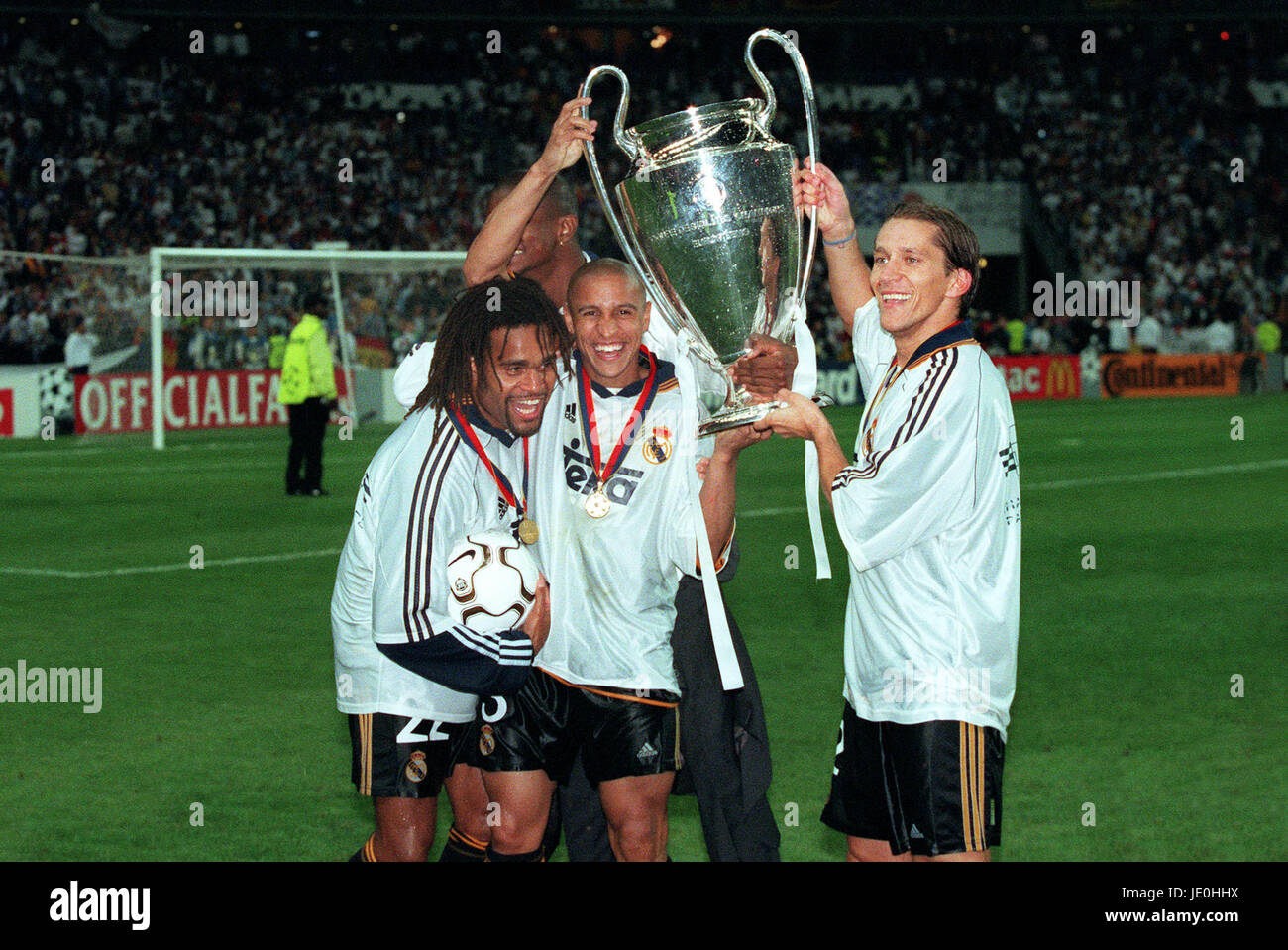 KAREMBEU CARLOS & REDONDO REAL MADRID V VALENCIA 24 May 2000 Stock ...