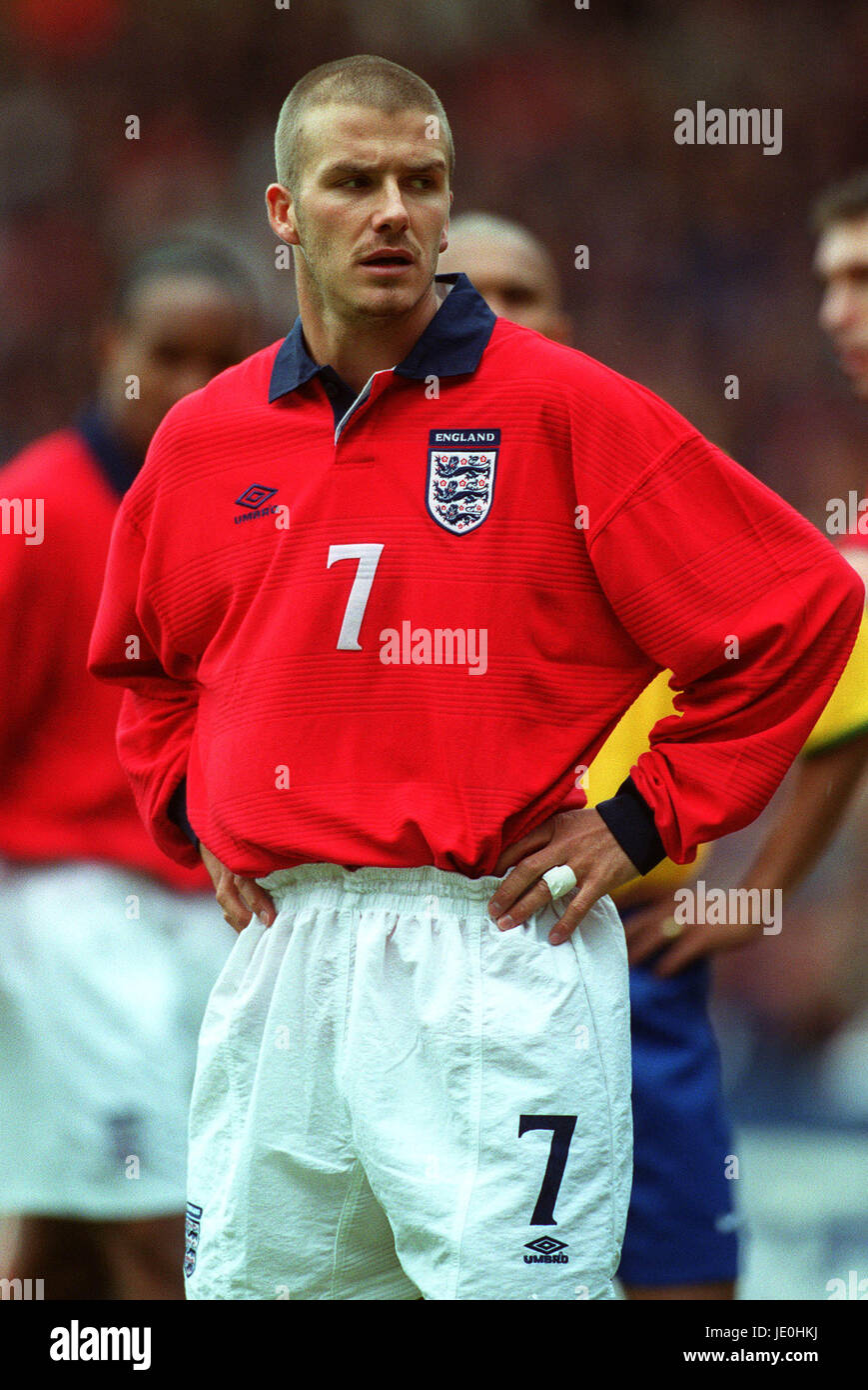DAVID BECKHAM ENGLAND & MANCHESTER UNITED FC 27 May 2000 Stock Photo ...