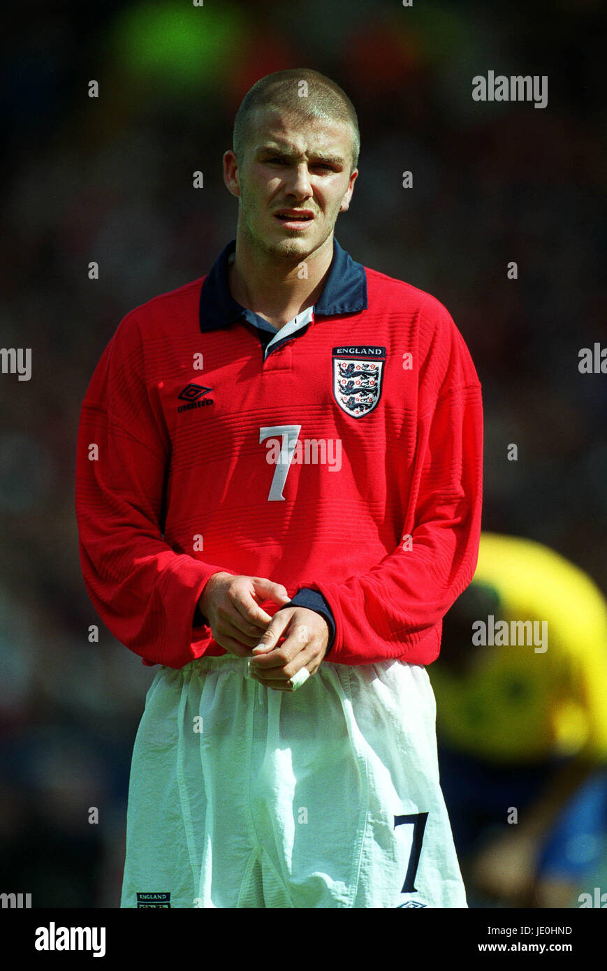 DAVID BECKHAM ENGLAND & MANCHESTER UNITED FC 27 May 2000 Stock Photo ...