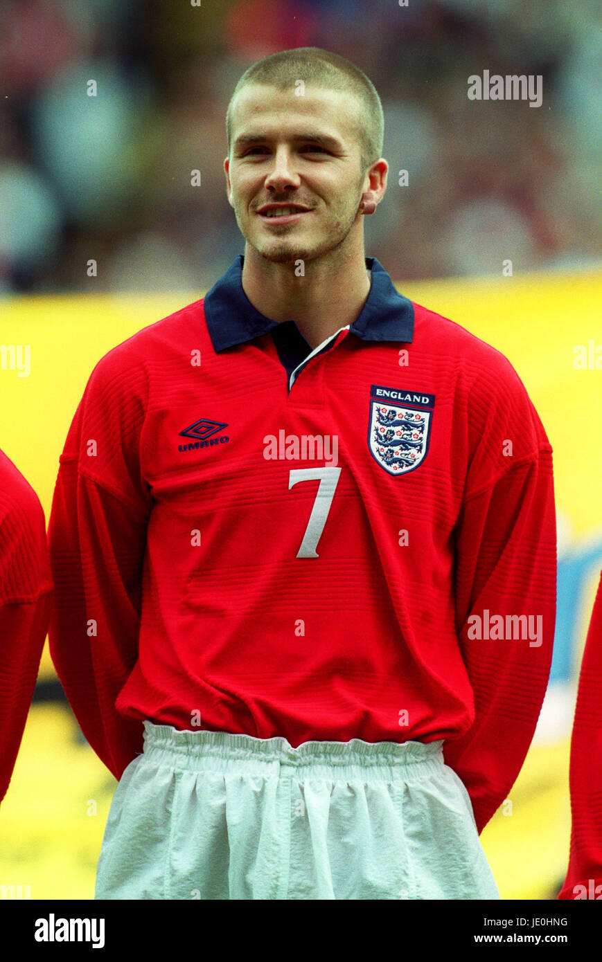 DAVID BECKHAM ENGLAND & MANCHESTER UNITED FC 27 May 2000 Stock Photo ...