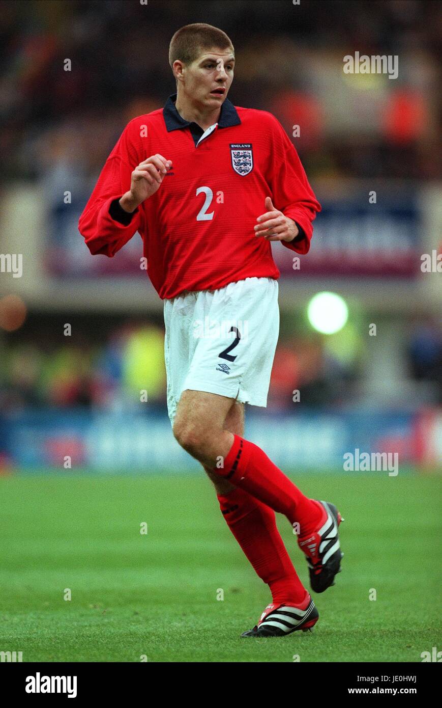 STEVEN GERRARD, ENGLAND and LIVERPOOL FC, , 2000 Stock Photo - Alamy