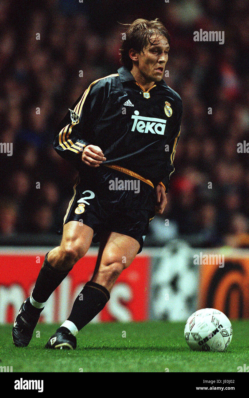 MICHEL SALGADO REAL MADRID FC 04 April 2000 Stock Photo - Alamy