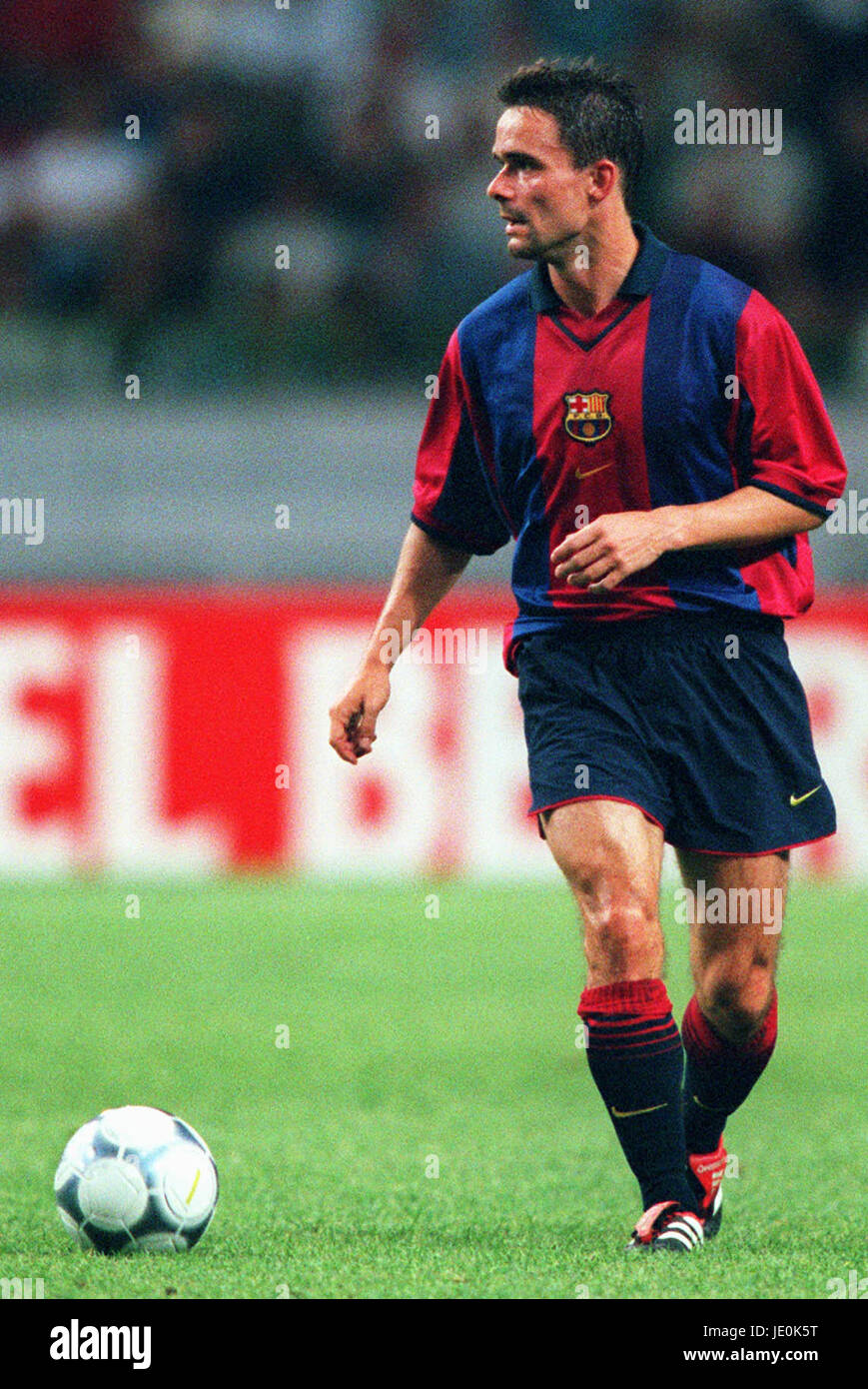 MARC OVERMARS FC BARCELONA 05 August 2000 Stock Photo - Alamy