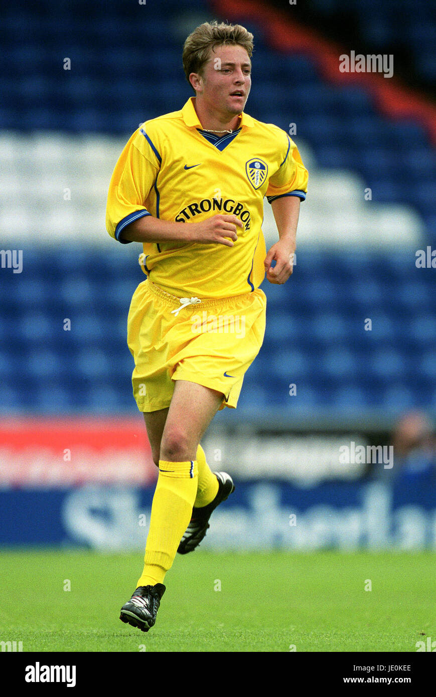JAMIE MCMASTER LEEDS UNITED FC OLDHAM BOUNDARY PARK 06 August 2000 ...