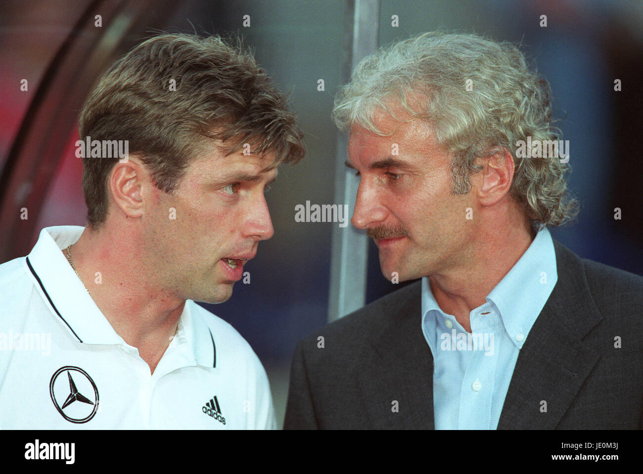 RUDI VOLLER & MICHAEL SKIBBE GERMANY'S MANAGER & TRAINER HANNOVER ...