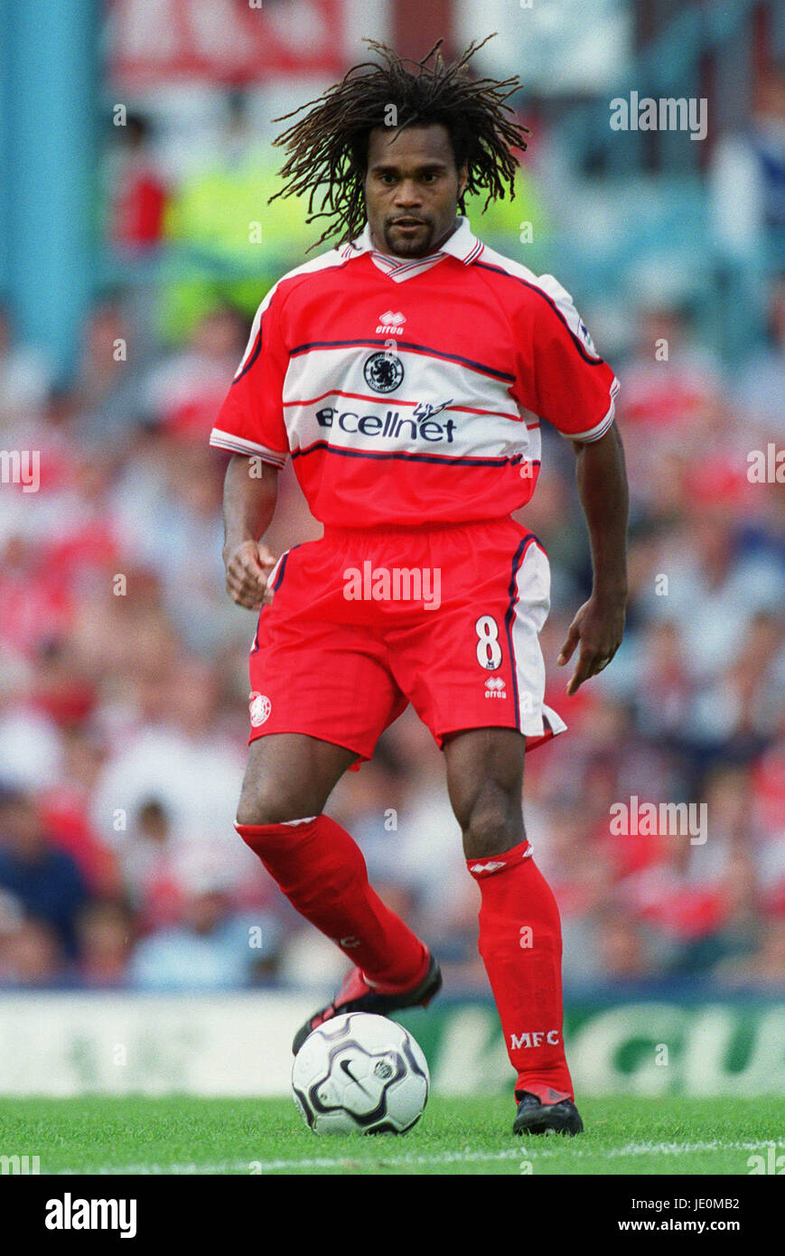 CHRISTIAN KAREMBEU MIDDLESBROUGH FC 19 August 2000 Stock Photo - Alamy
