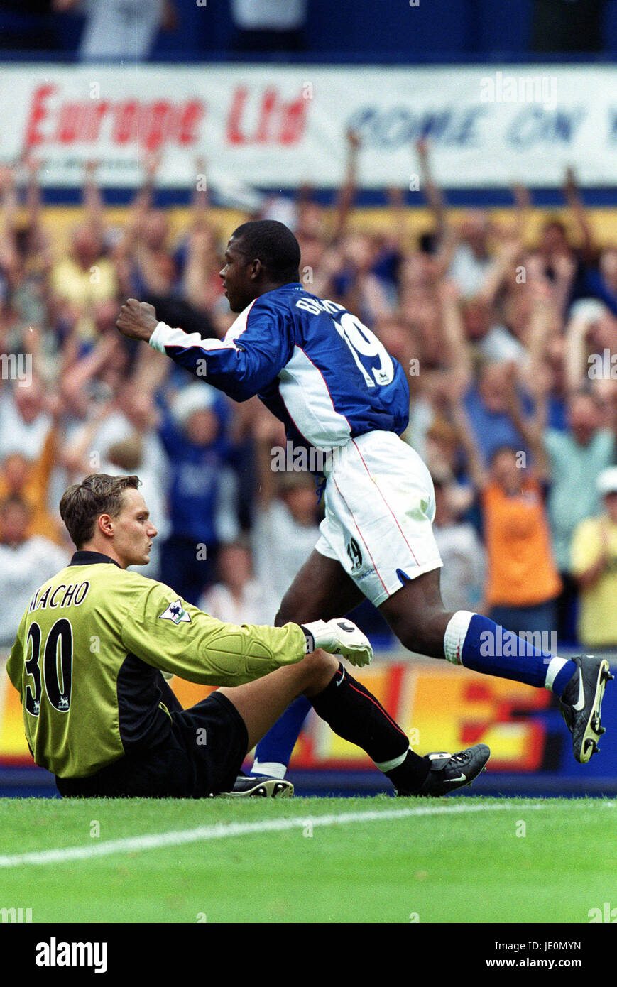 TITUS BRAMBLE CELEBRATES GOAL IPSWICH TOWN FC PORTMAN RD IPSWICH ...