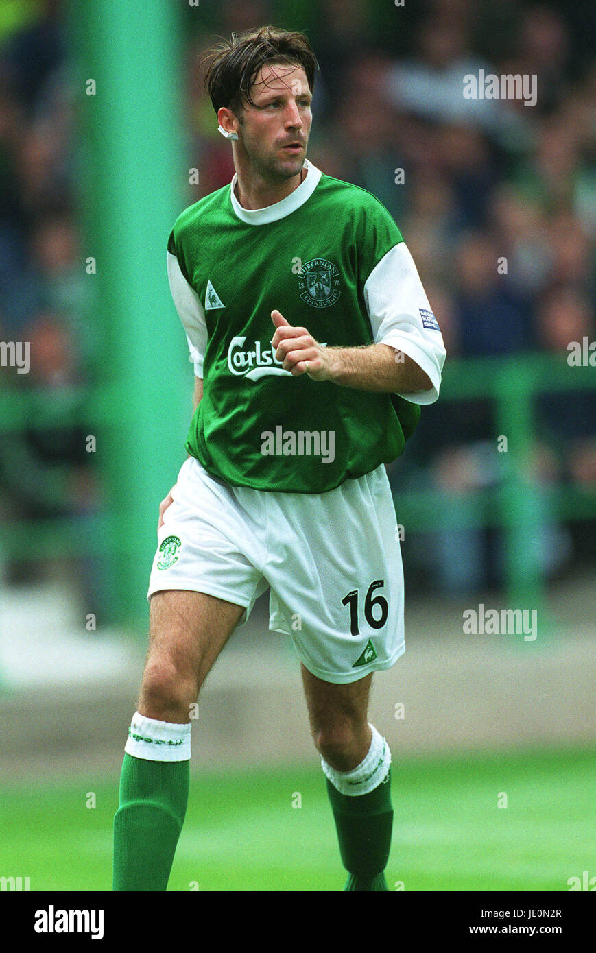 DIRK LEHMANN HIBERNIAN FC EASTER ROAD EDINBURGH SCOTLAND 26 August 2000 Stock Photo - Alamy