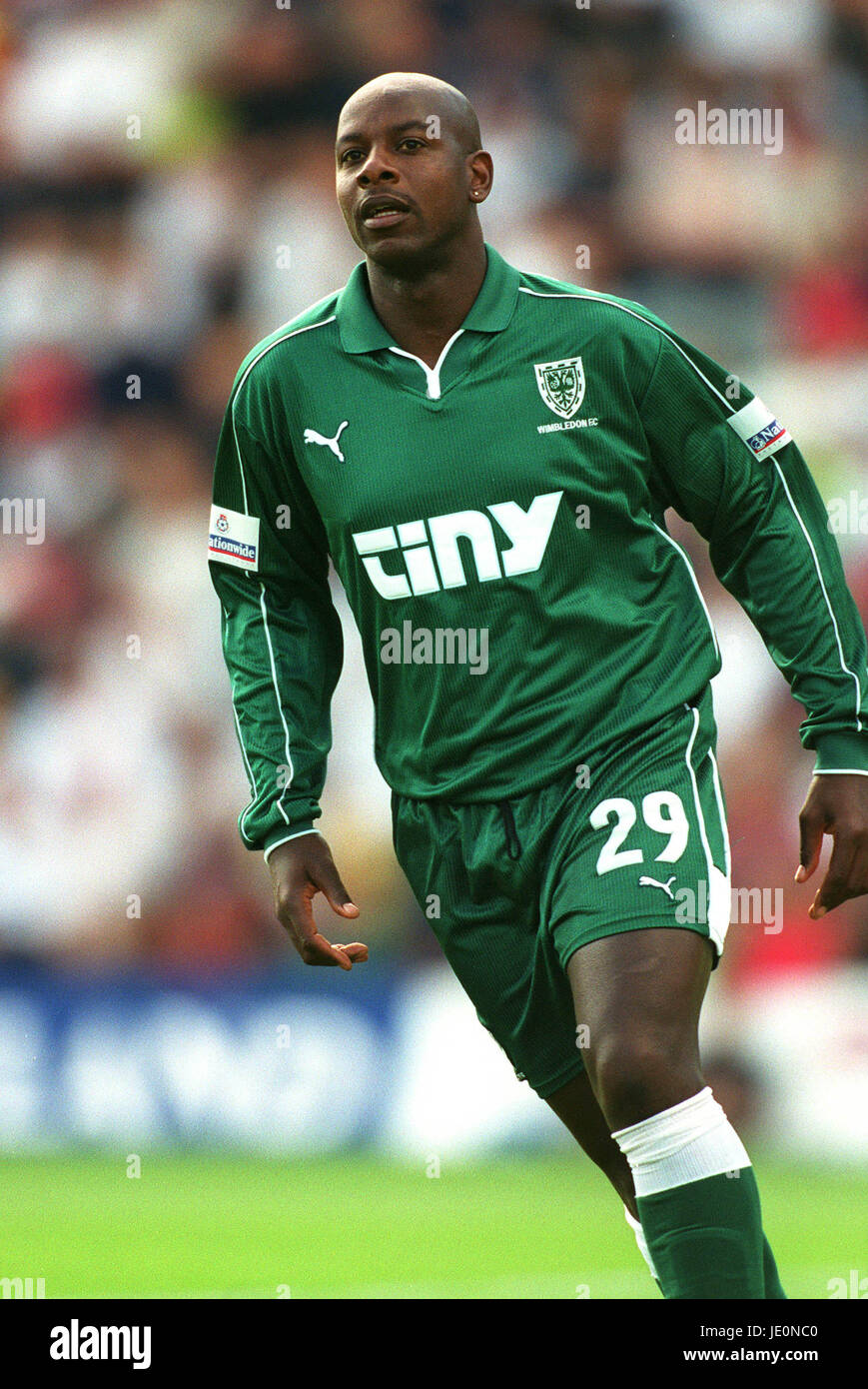 MICHAEL THOMAS WIMBLEDON FC PRESTON DEEPDALE PRESTON 28 August 2000 ...