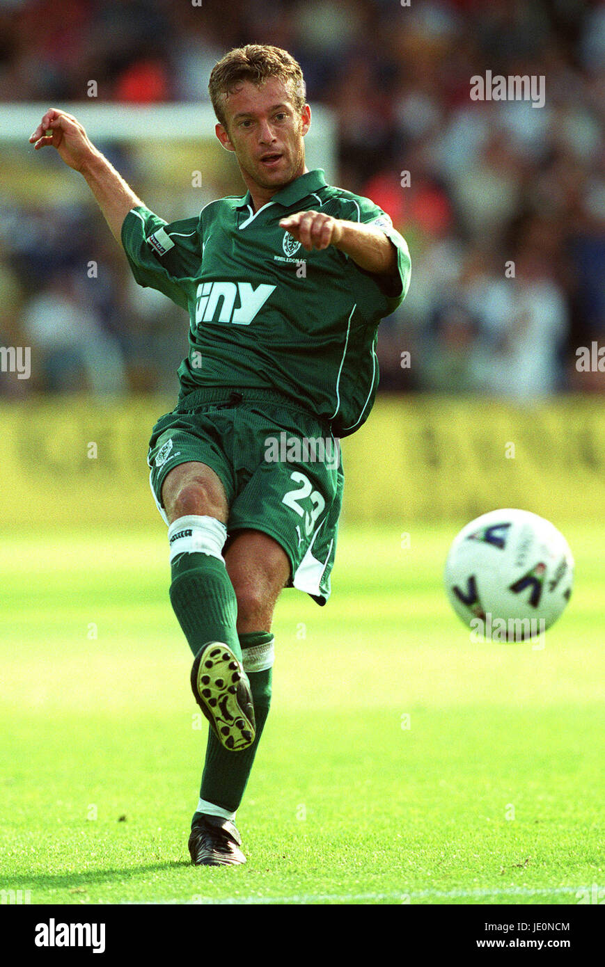 IAN SELLEY WIMBLEDON FC PRESTON DEEPDALE PRESTON 28 August 2000 Stock ...