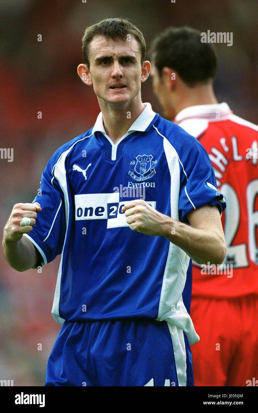FRANCIS JEFFERS EVERTON FC MIDDLESBROUGH BT CELLNET RIVERSIDE STADIUM ...