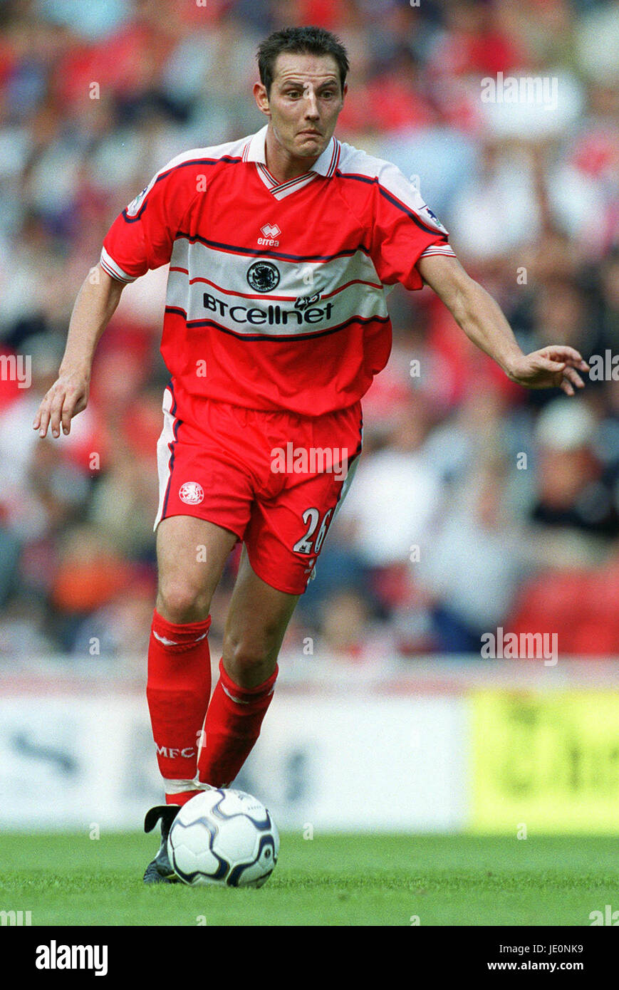 NOEL WHELAN MIDDLESBROUGH FC MIDDLESBROUGH BT CELLNET RIVERSIDE STADIUM ...