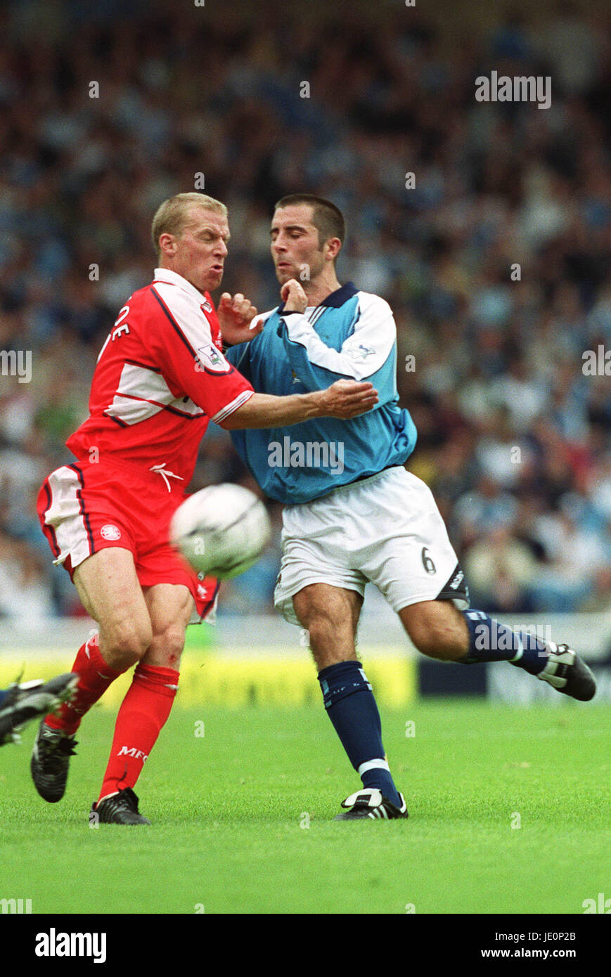 ROBBIE MUSTOE & KEVIN HORLOCK MAN CITY V MIDDLESBROUGH 17 September ...