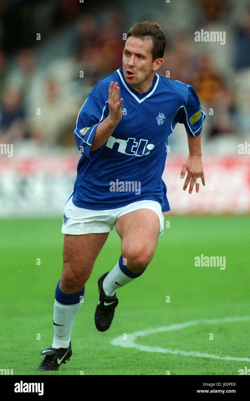 BILLY DODDS GLASGOW RANGERS FC MOTHERWELL FIR PARK 23 September 2000 ...