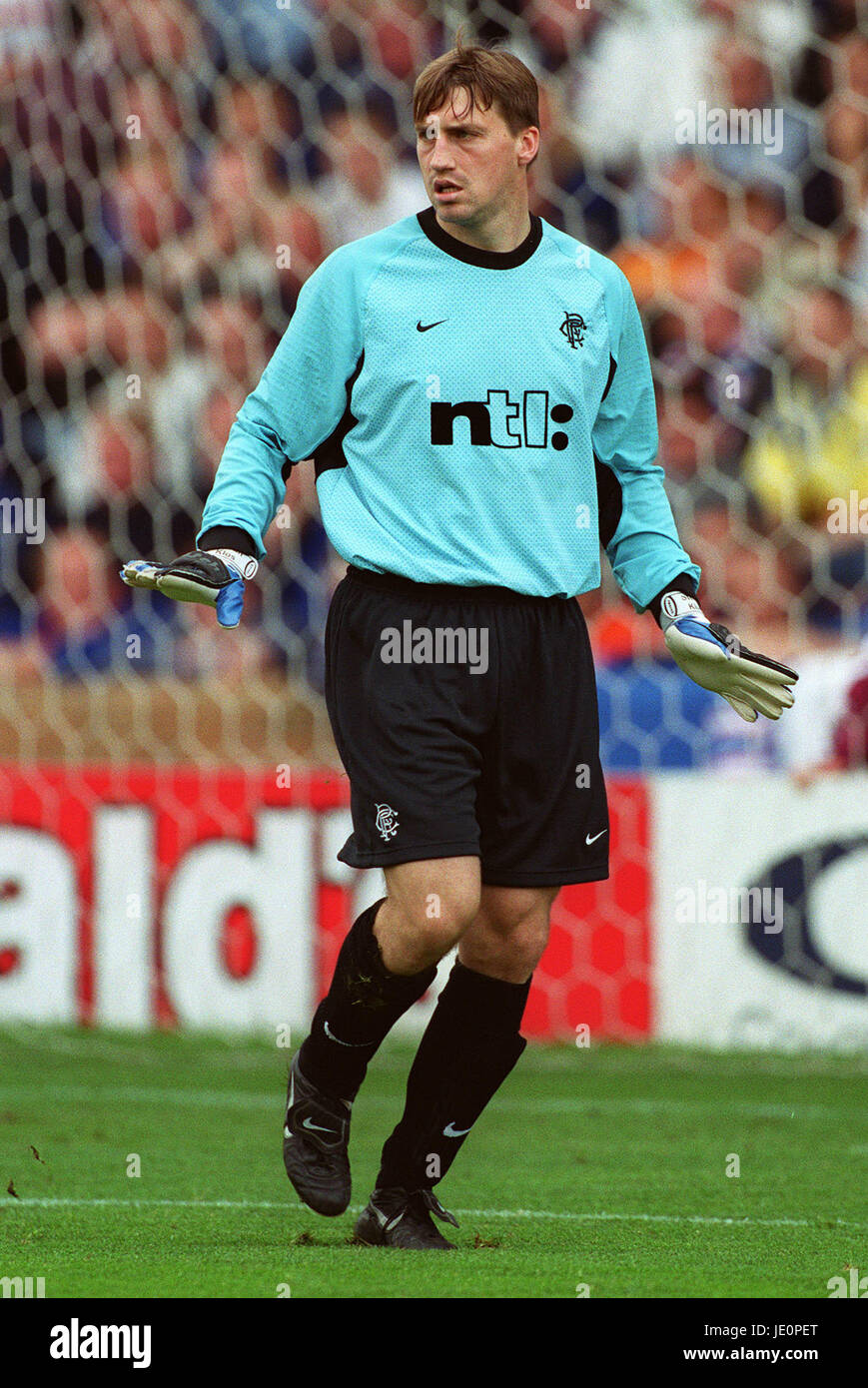 STEFAN KLOS GLASGOW RANGERS FC MOTHERWELL FIR PARK 23 September 2000 ...