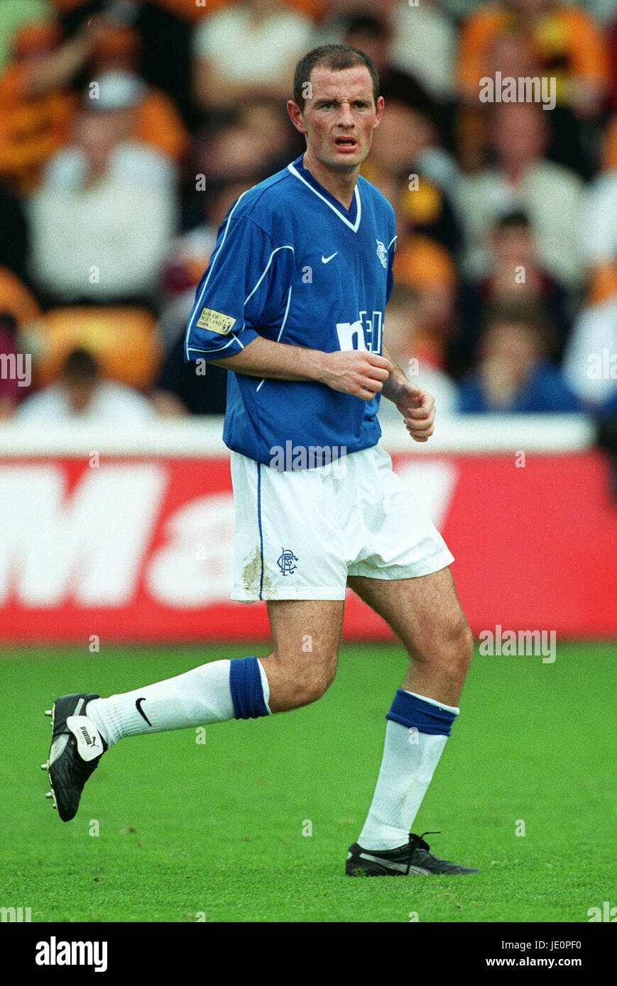 ALLAN JOHNSTON GLASGOW RANGERS FC MOTHERWELL FIR PARK 23 September 2000 ...