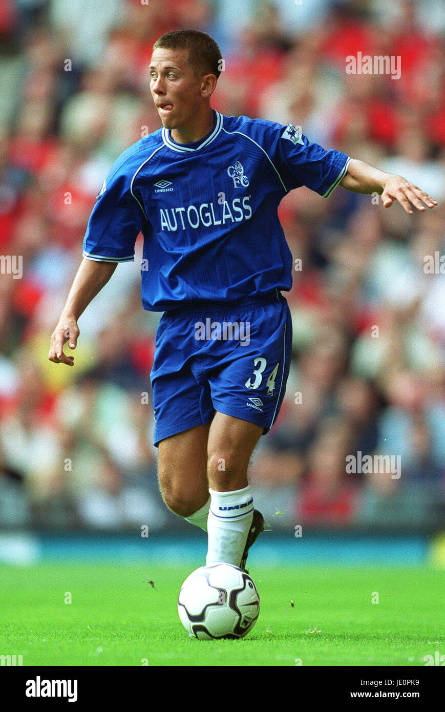 JON HARLEY CHELSEA FC MANCHESTER OLD TRAFFORD 23 September 2000 Stock ...