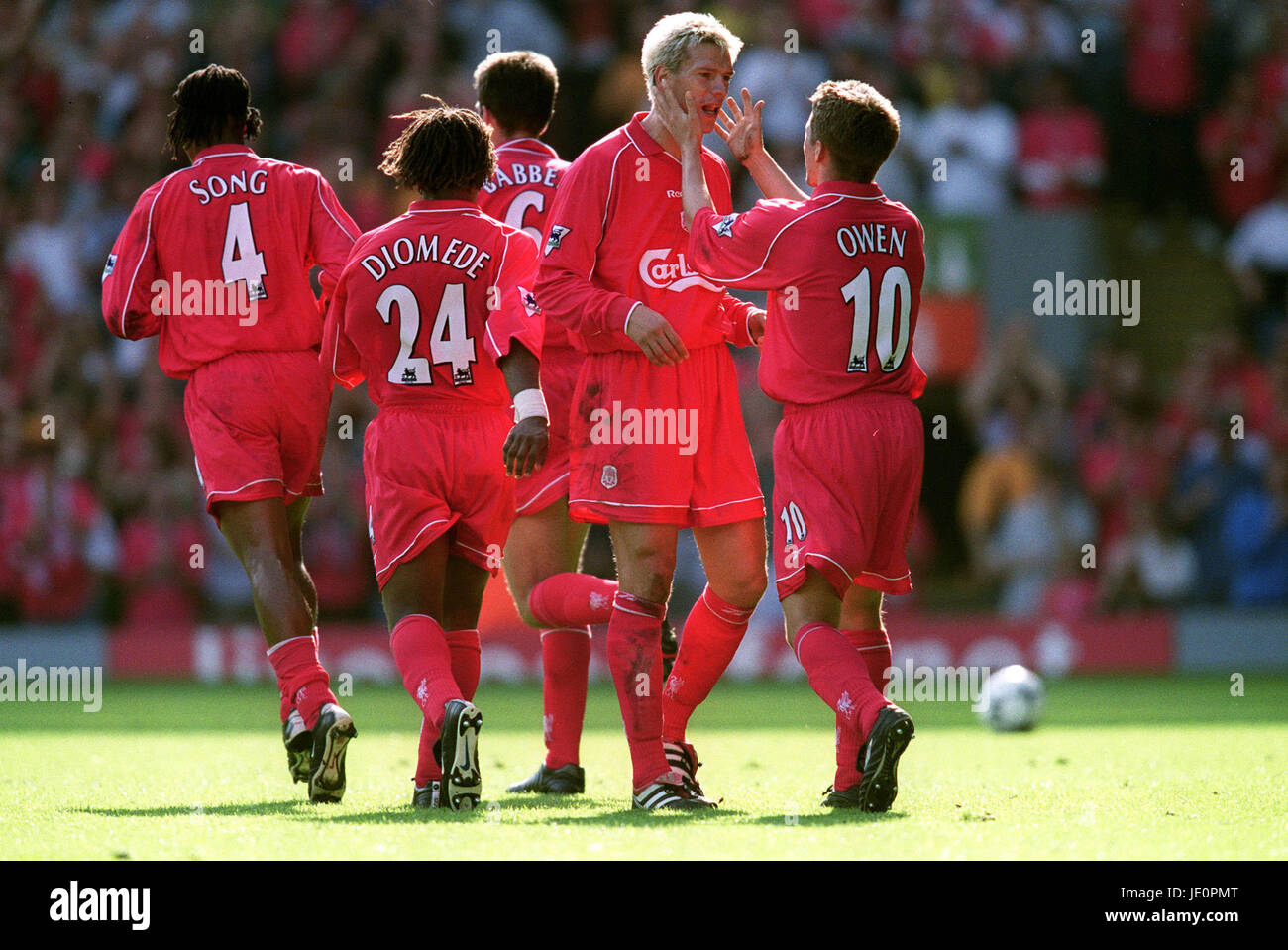 MICHAEL OWEN & CHRISTIAN ZEIGE LIVERPOOL V SUNDERLAND LIVERPOOL ANFIELD ...