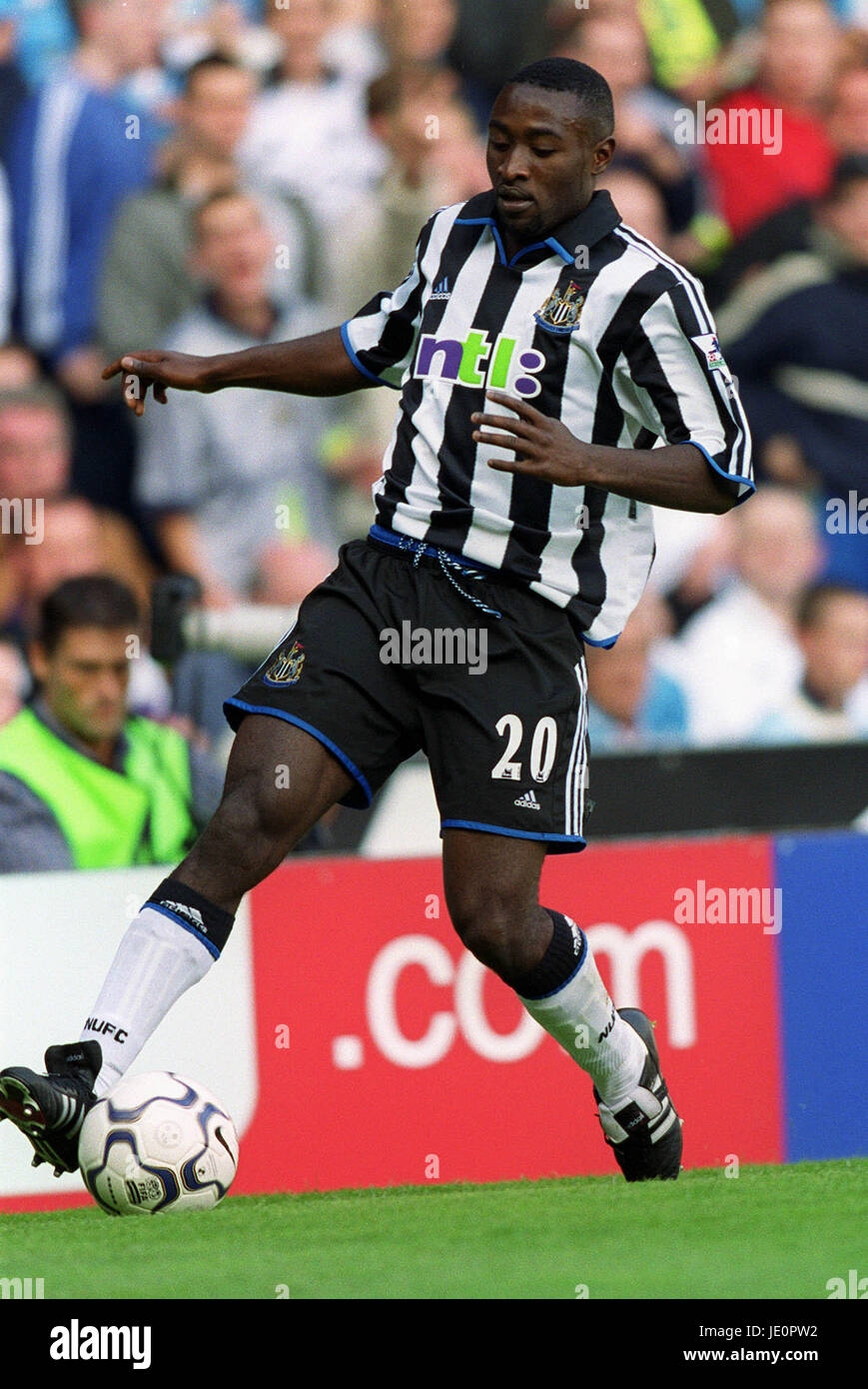 LOMANO LUALUA NEWCASTLE UNITED FC MAINE ROAD MANCHESTER CITY ENGLAND 30 ...