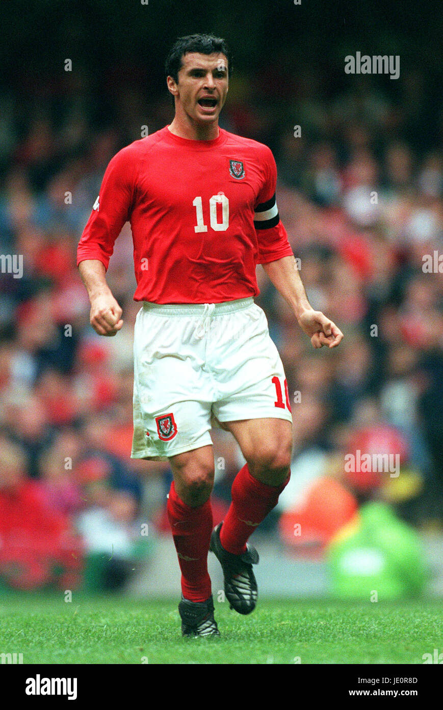 GARY SPEED WALES & NEWCASTLE UNITED FC CARDIFF MILLENNIUM STADIUM ...