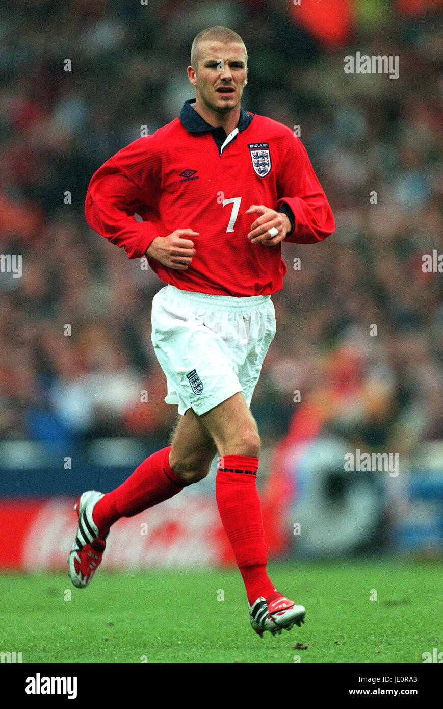 DAVID BECKHAM ENGLAND & MANCHESTER UNITED FC LONDON WEMBLEY 07 October ...