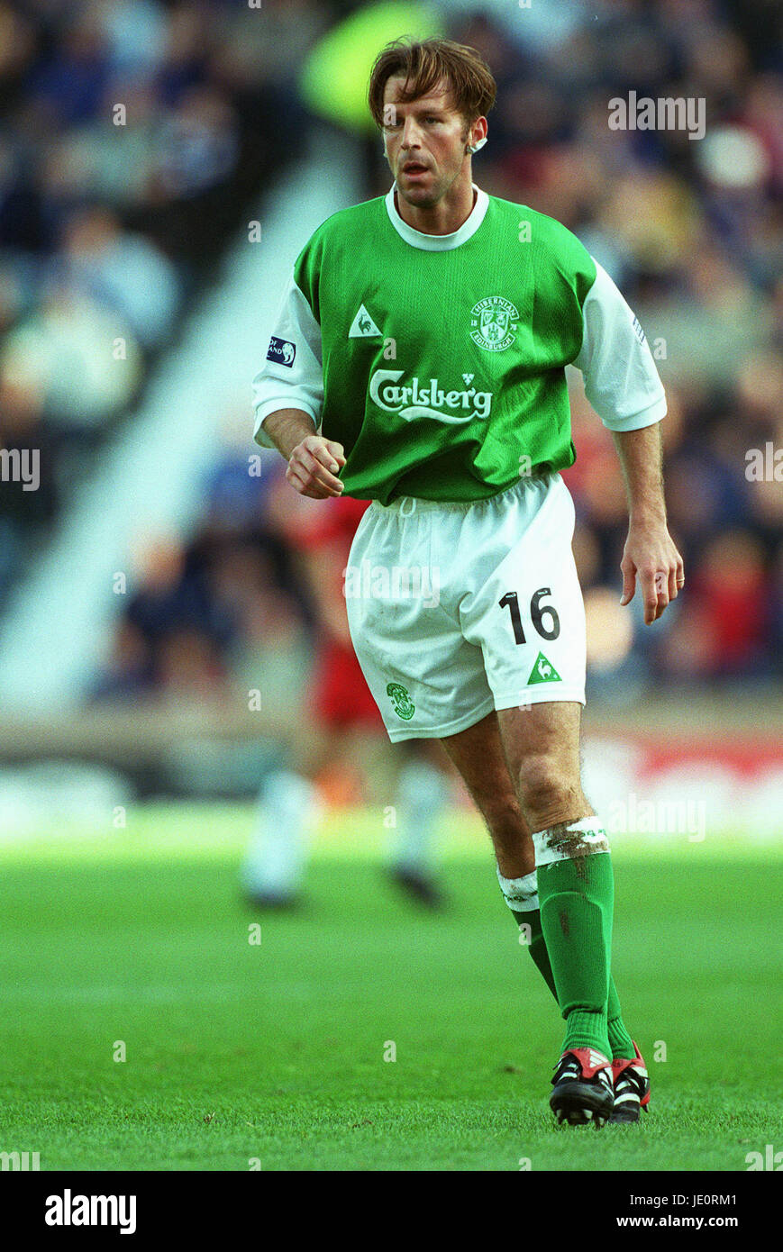 DIRK LEHMANN HIBERNIAN FC EDINBURGH EASTER ROAD 14 October 2000 Stock Photo - Alamy