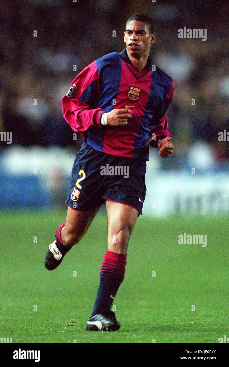 MICHAEL REIZIGER FC BARCELONA 24 October 2000 Stock Photo - Alamy