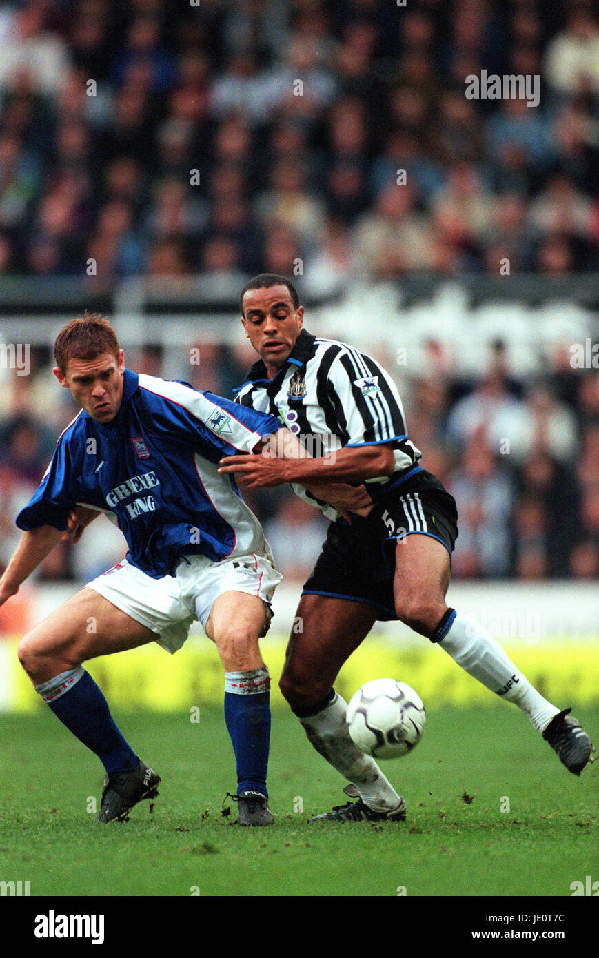 RICHARD NAYLOR ALAIN GOMA NEWCASTLE V IPSWICH TOWN ST JAMES PARK ...