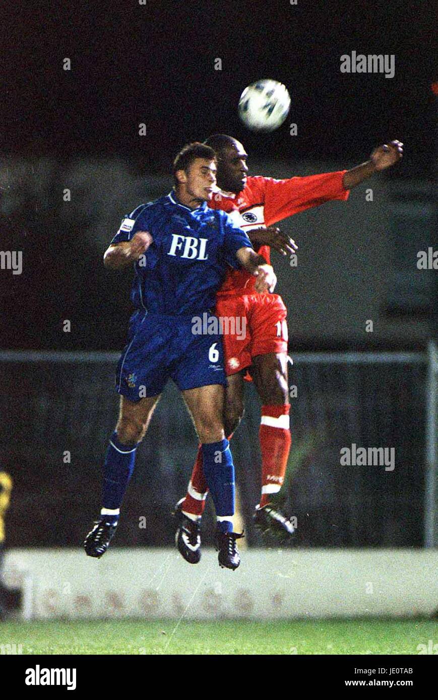 RAE INGHAM & BRIAN DEANE MACCLESFIELD V MIDDLESBROUGH MOSS ROSE ...