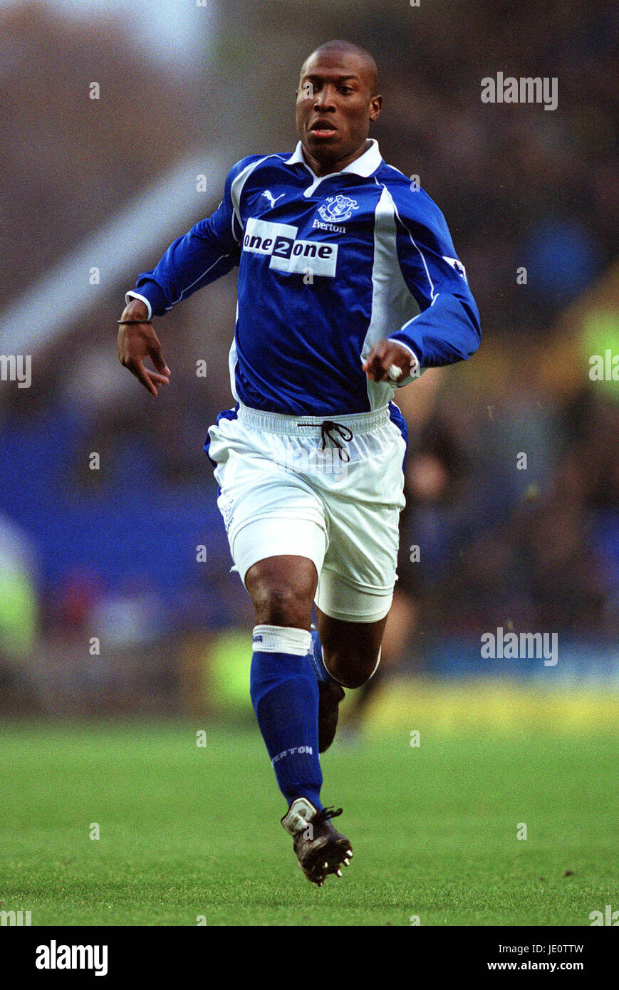 KEVIN CAMPBELL EVERTON FC GOODISON PARK LIVERPOOL LIVERPOOL ENGLAND 18 ...