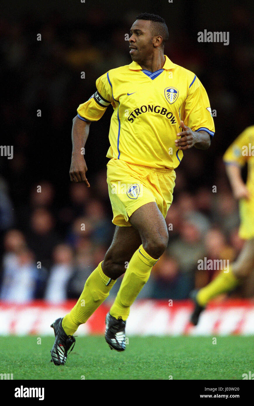 LUCAS RADEBE LEEDS UNITED FC FILBERT STREET LEICESTER LEICESTER ENGLAND ...