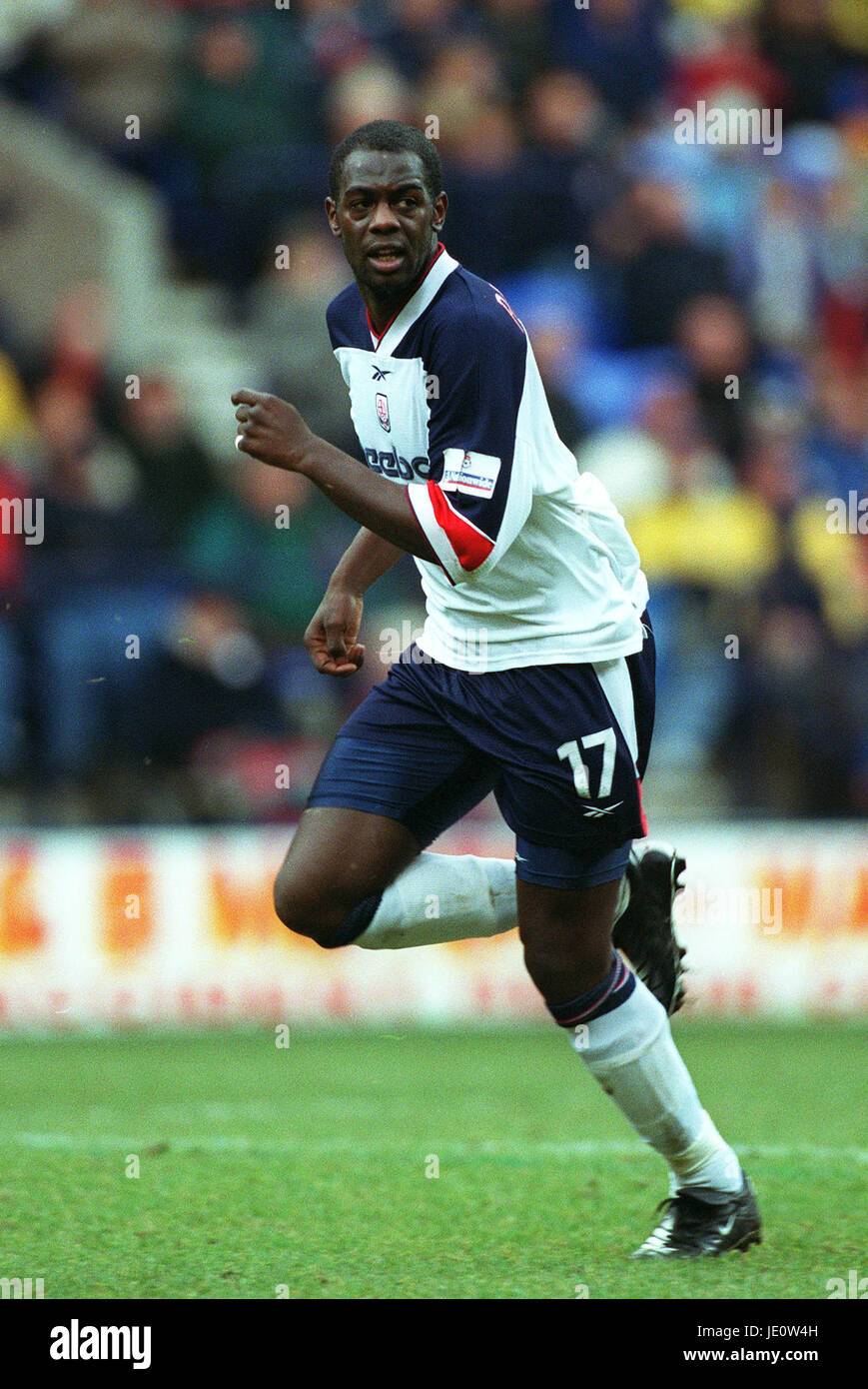 MICHAEL RICKETTS BOLTON WANDERERS FC 03 December 2000 Stock Photo - Alamy