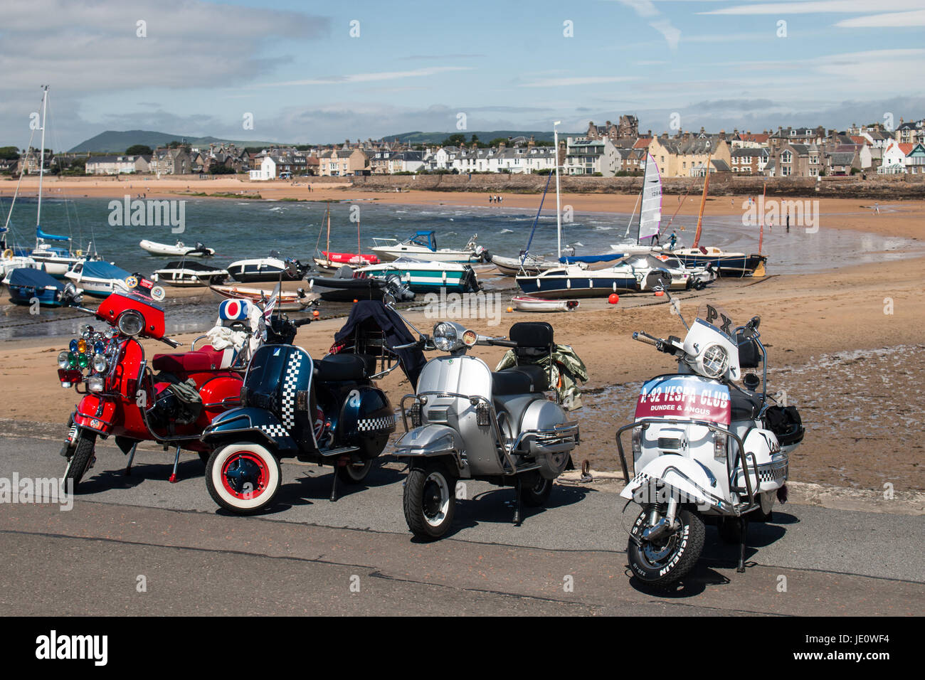scooters on the beach Stock Photo - Alamy