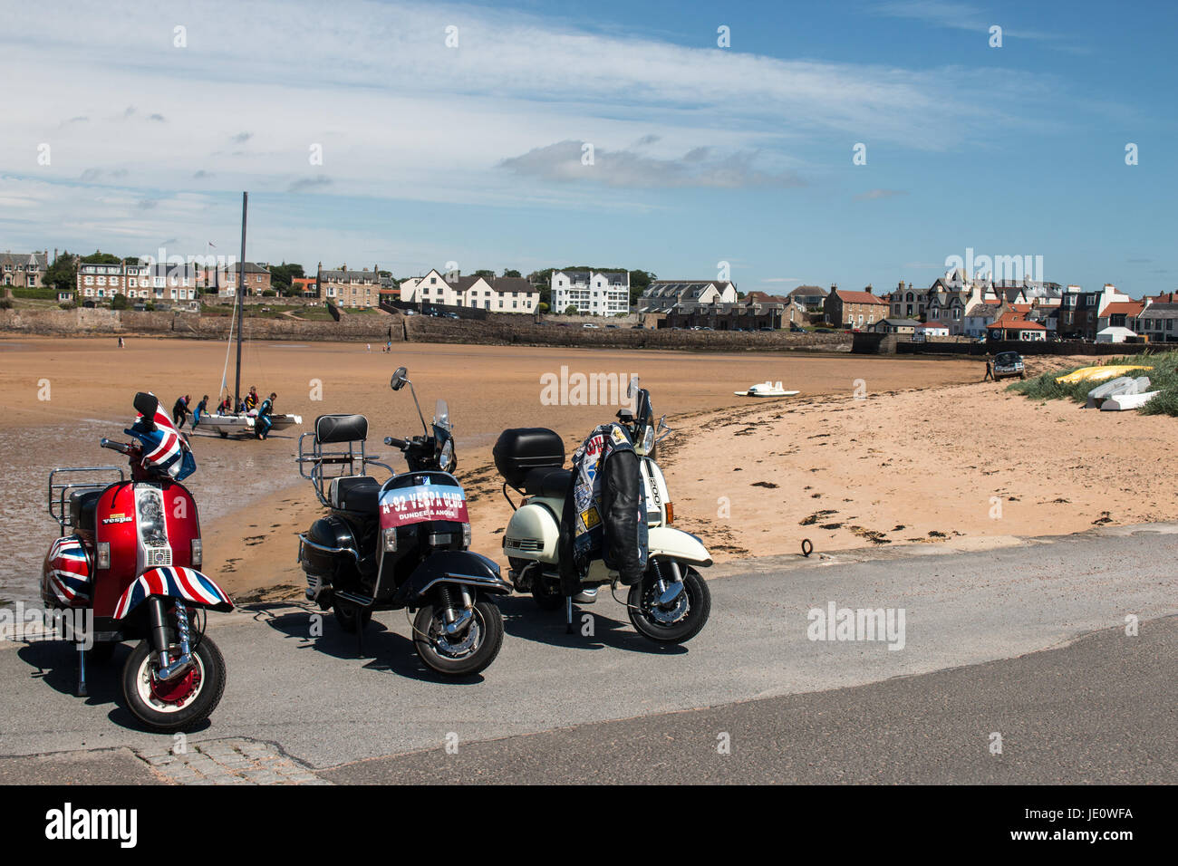 scooters on the beach Stock Photo - Alamy