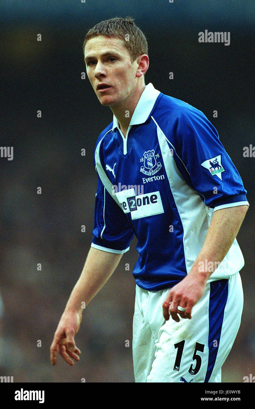 GARY NAYSMITH EVERTON FC GOODISON PARK EVERTON 18 November 2001 Stock ...