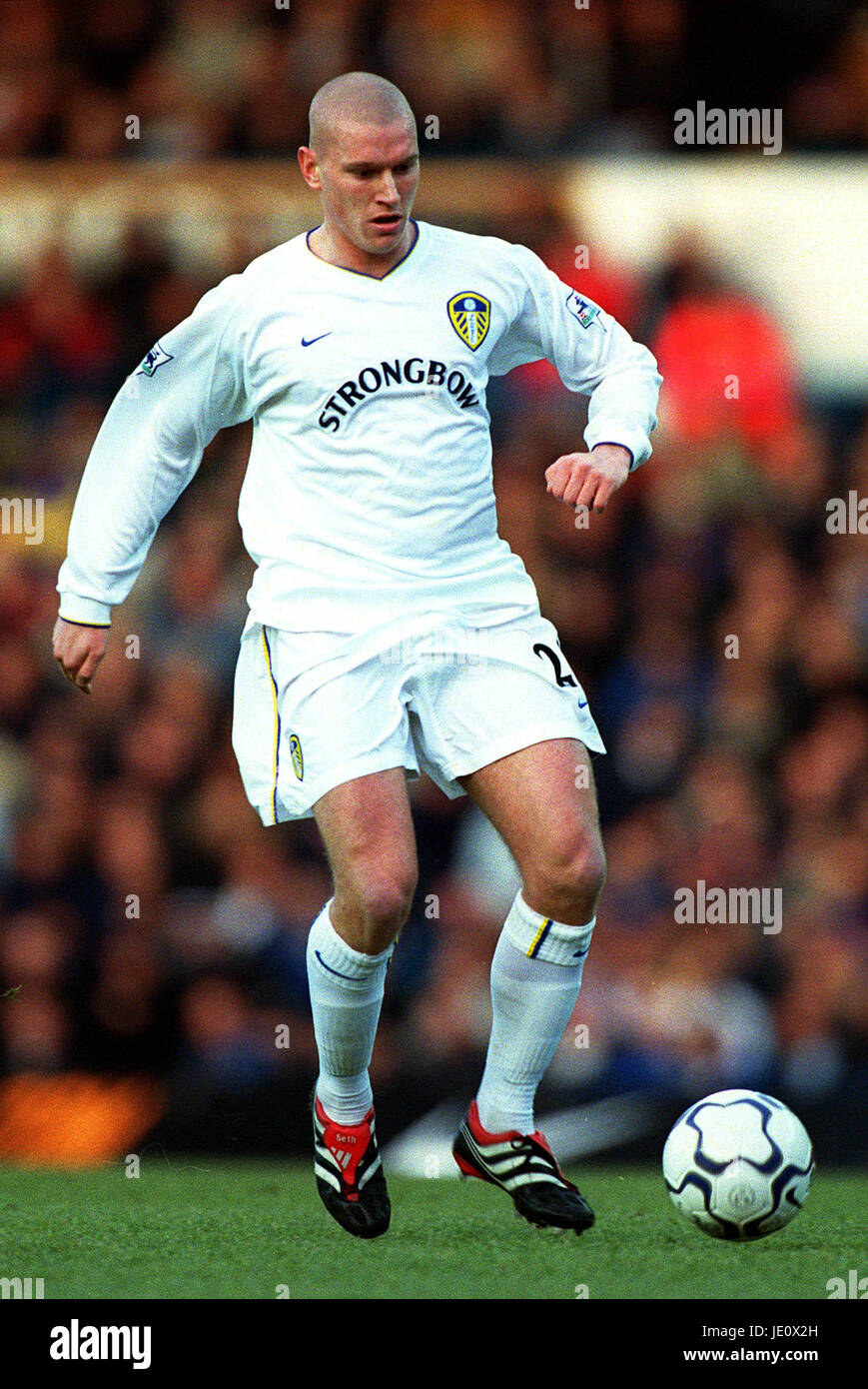 SETH JOHNSON LEEDS UNITED FC ELLAND ROAD LEEDS 16 December 2001 Stock ...