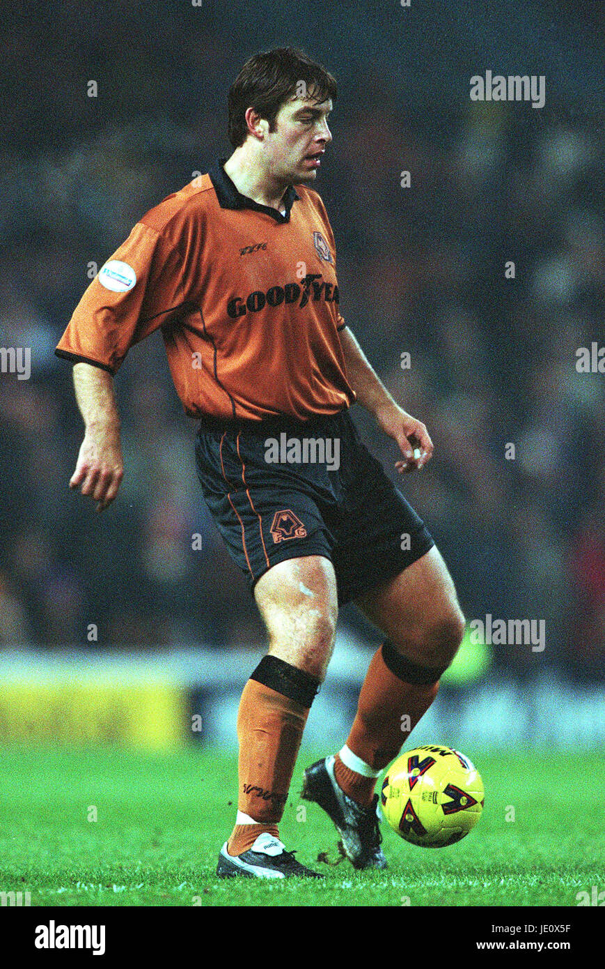 PAUL BUTLER WOLVERHAMPTON WANDERERS FC MANCHESTER MAINE ROAD MANCHESTER ...