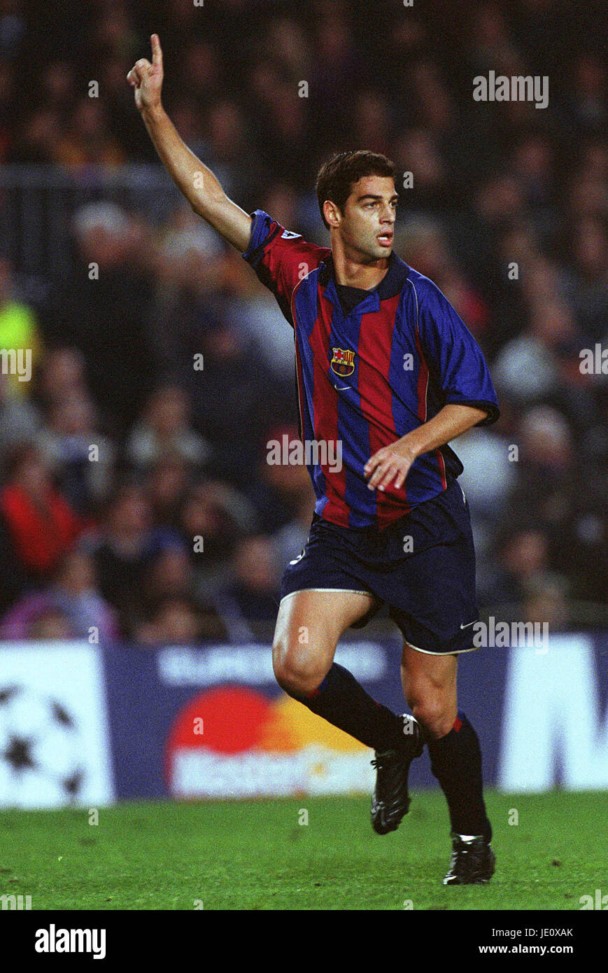 GERARD LOPEZ FC BARCELONA NOU CAMP BARCELONA 05 December 2001 Stock ...