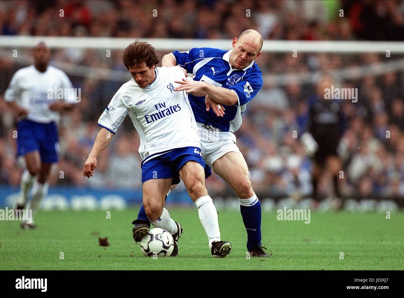 THOMAS GRAVESEN & ZOLA EVERTON V CHELSEA GOODISON PARK LIVERPOOL ...