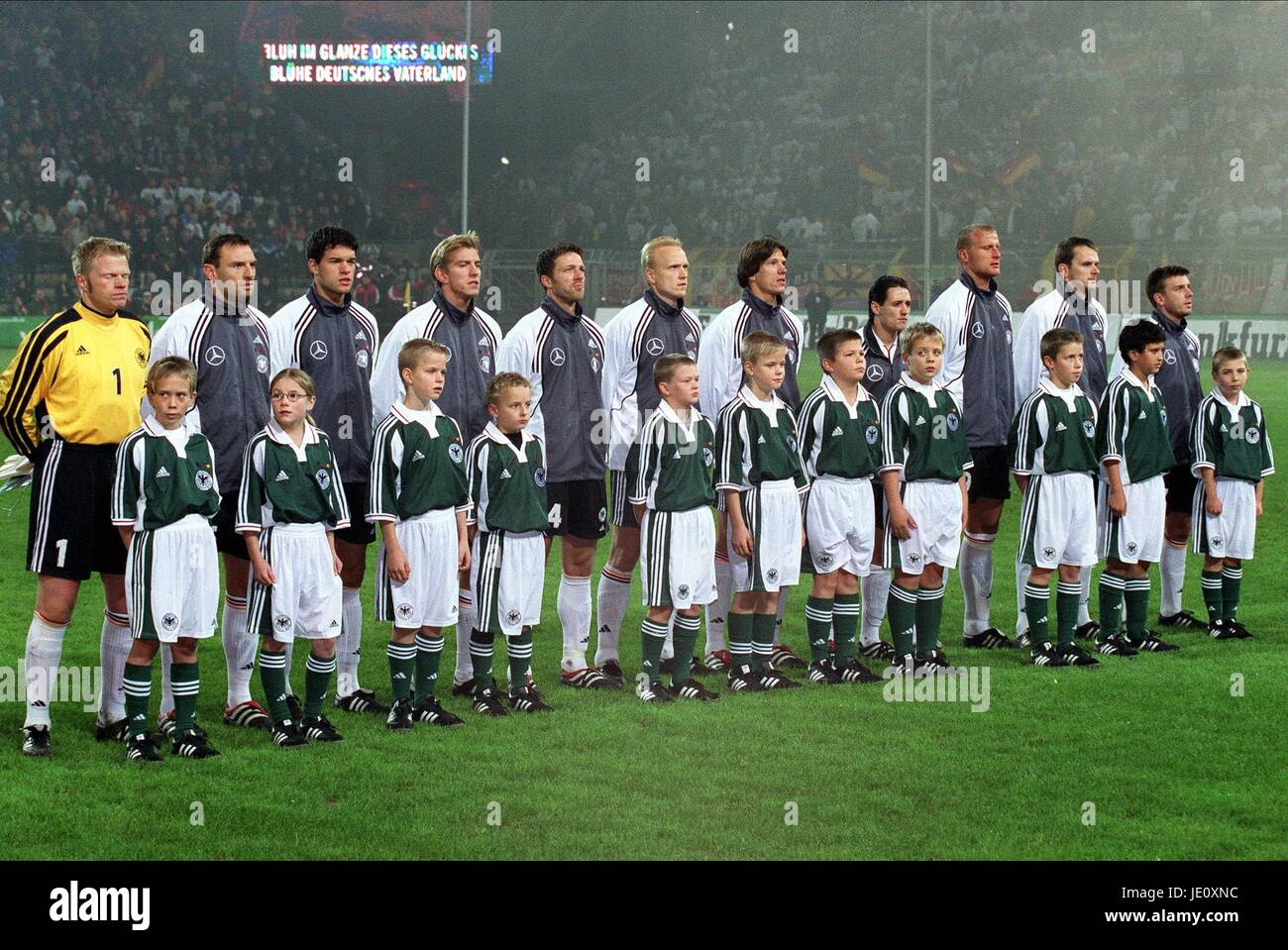 Germany team line up hi-res stock photography and images - Alamy