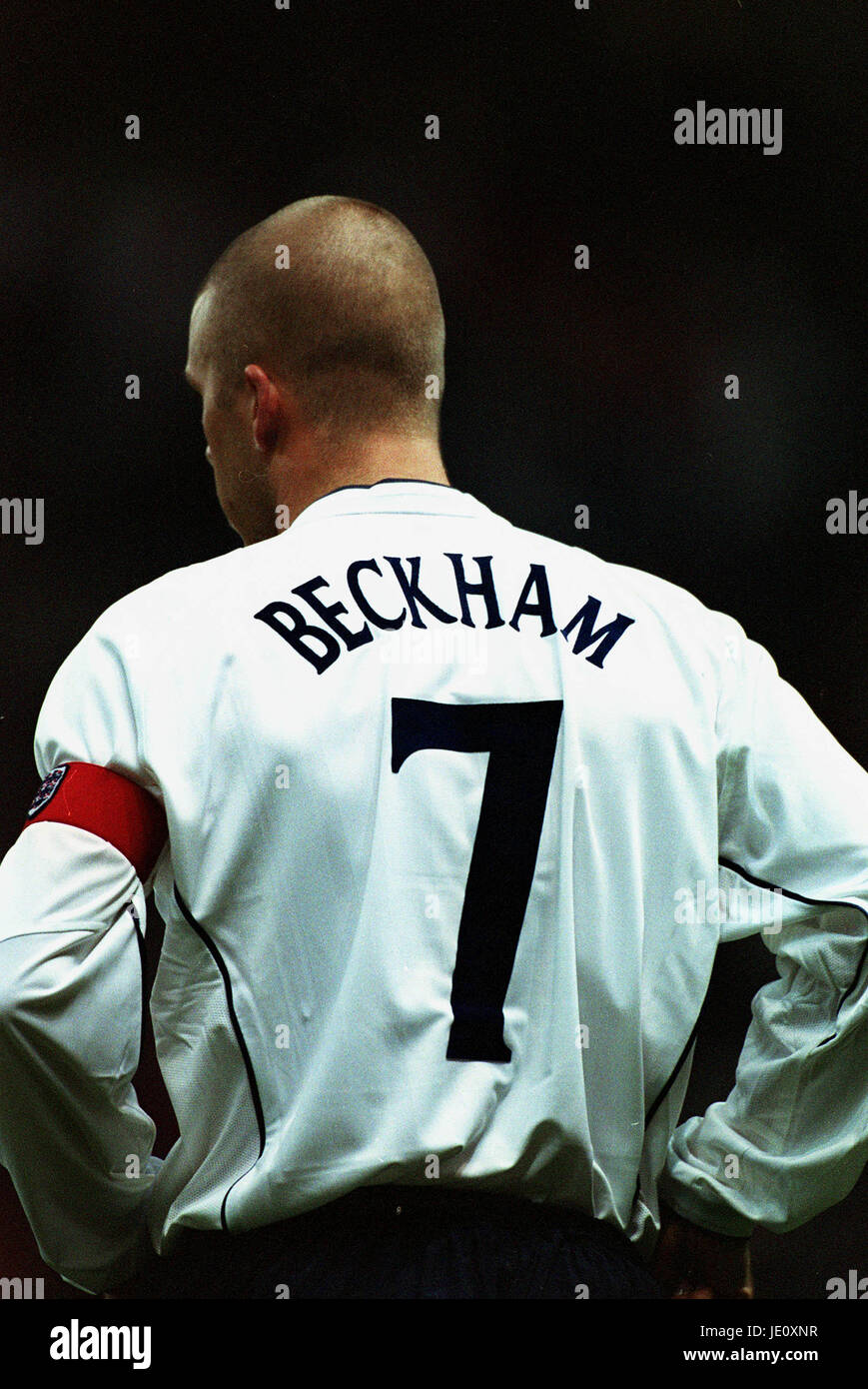DAVID BECKHAM ENGLAND & MANCHESTER UNITED FC OLD TRAFFORD MANCHESTER ...