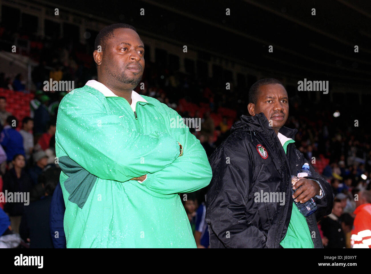 AMODU SHAIBU NIGERIA COACH SOUTHAMPTON ENGLAND 07 October 2001 Stock ...
