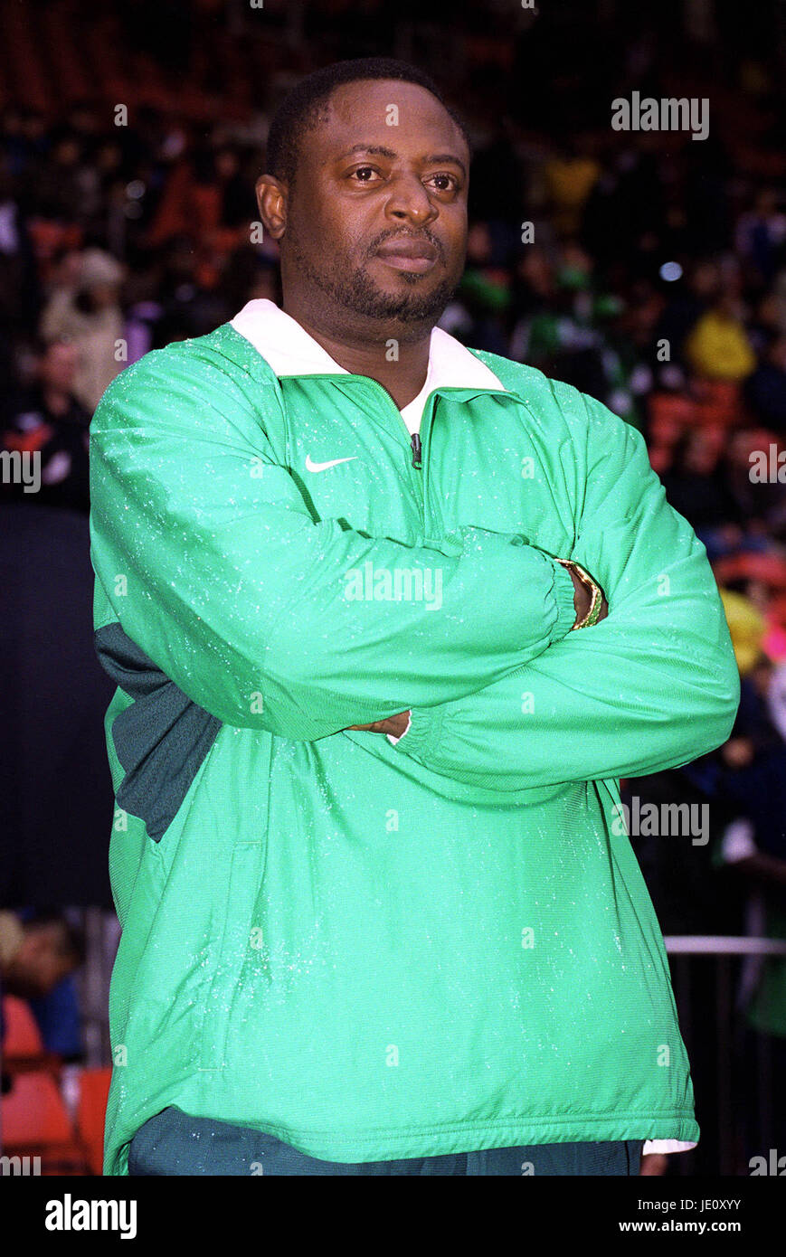 AMODU SHAIBU NIGERIA COACH SOUTHAMPTON ENGLAND 07 October 2001 Stock ...