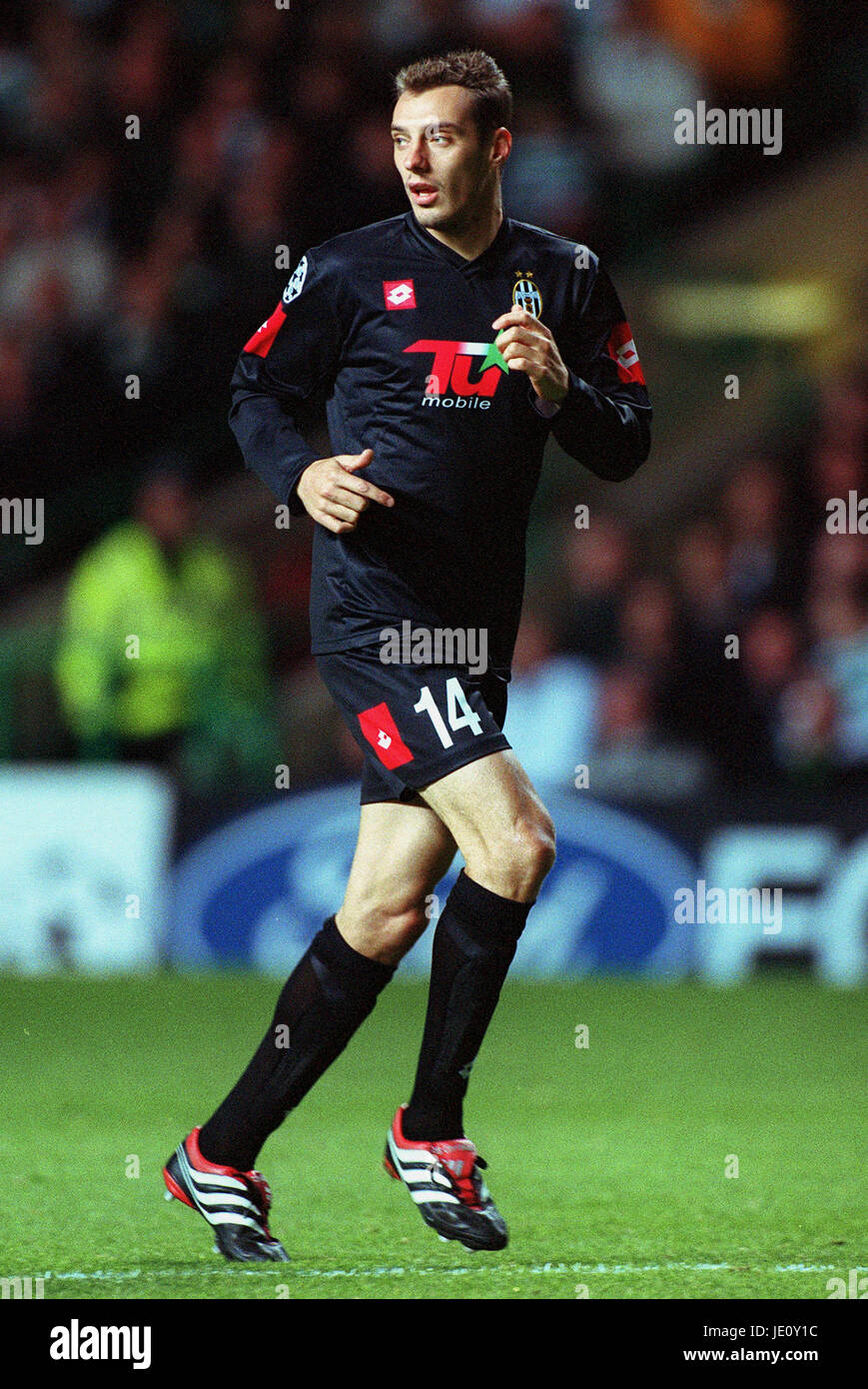 CRISTIAN ZENONI JUVENTUS CELTIC PARK GLASGOW 31 October 2001 Stock ...